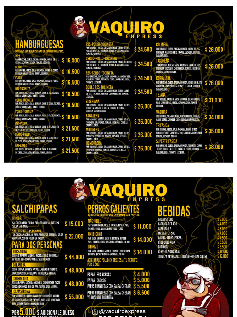 Carta Vaquiro Express PDF | PDF