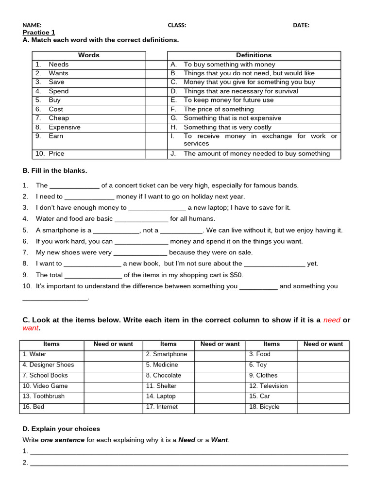Writing - Money (Form 1) NTB Lesson | PDF | Money