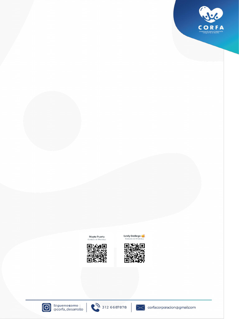 Corporación para El Desarrollo Integral de Al Familia CORFA | PDF