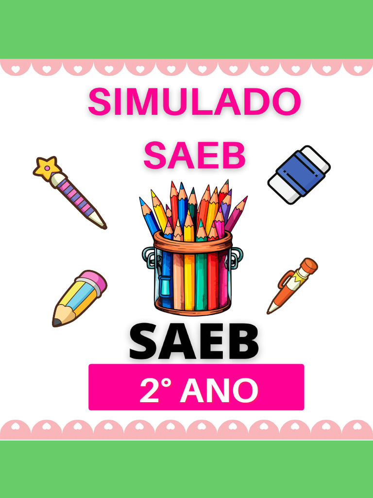 SIMULADO SAEB 2° ANO 9 k49dw2 | PDF