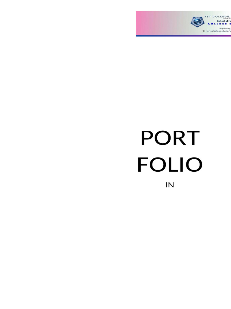 Community Health Nursing Portfolio | PDF | Clinical Trial | Community