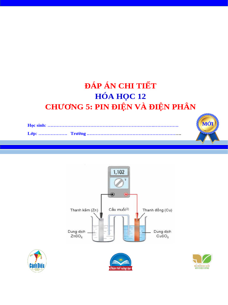 2024 2025. 12.5 Pin Dien Va Dien Phan. TTB Dap An | PDF