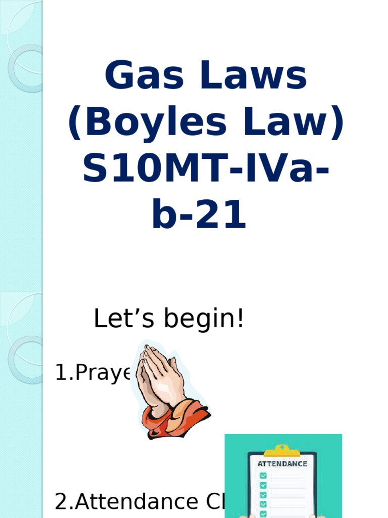 Boyles Law | PDF | Gases | Pressure