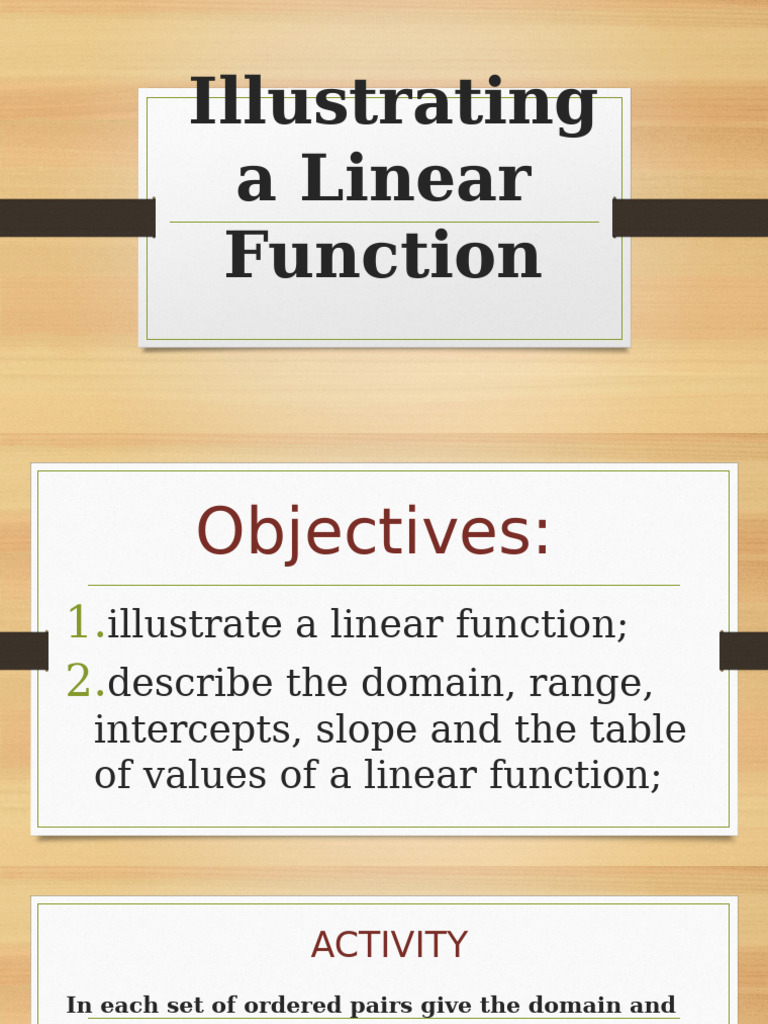 Understanding Linear Functions | PDF | Function (Mathematics ...