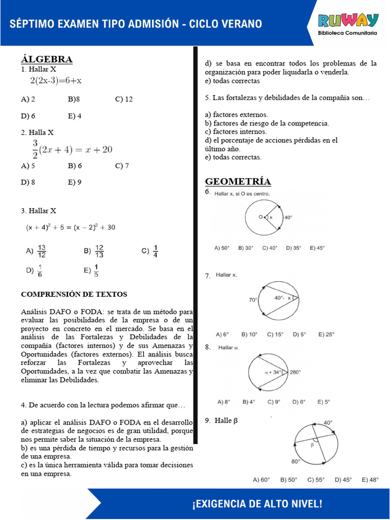E2-1ro y 2do Sec - Docx-4 | PDF | Análisis FODA