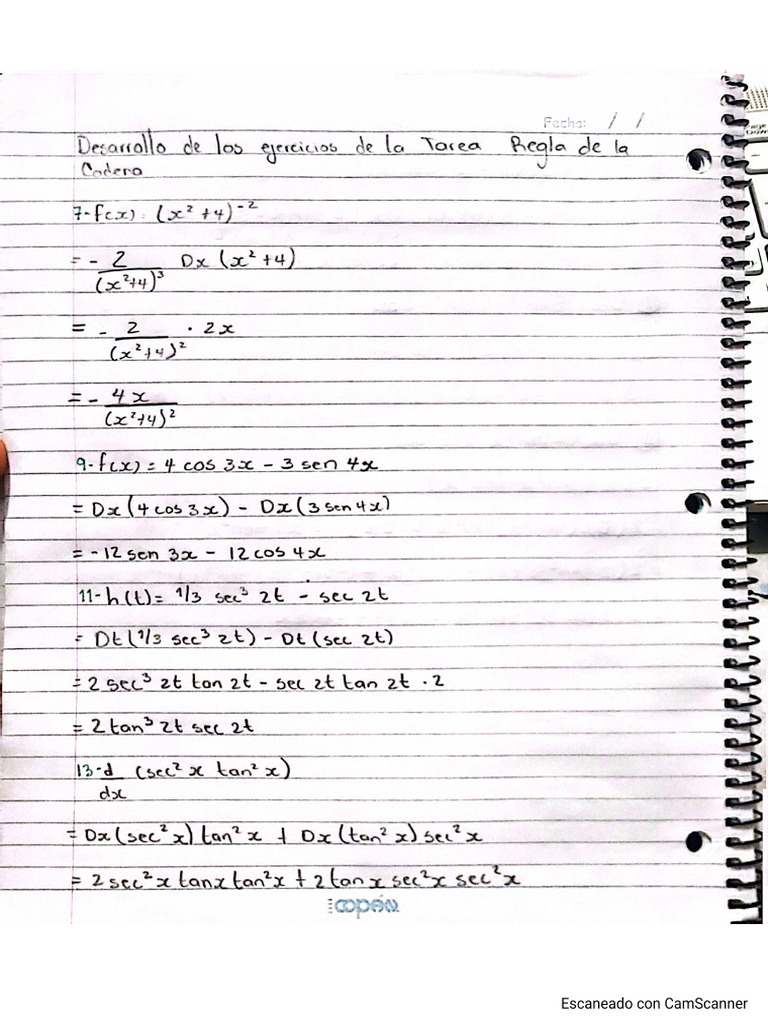 Regla de La Cadena | PDF