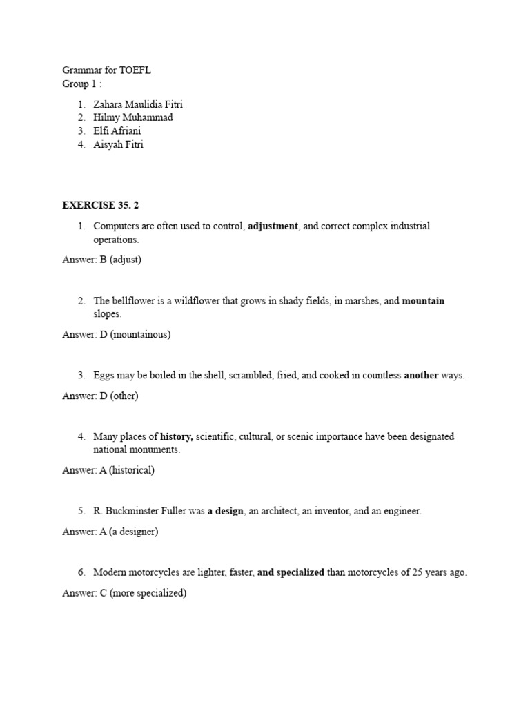 Group 1 Assignment-Errors With Parallel Structure and Errors With Pronouns | PDF