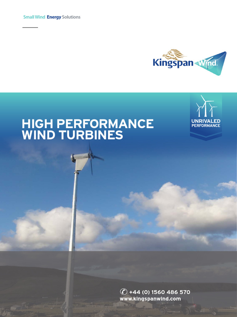 Small Wind Turbines for All Needs | PDF | Wind Power | Wind Turbine