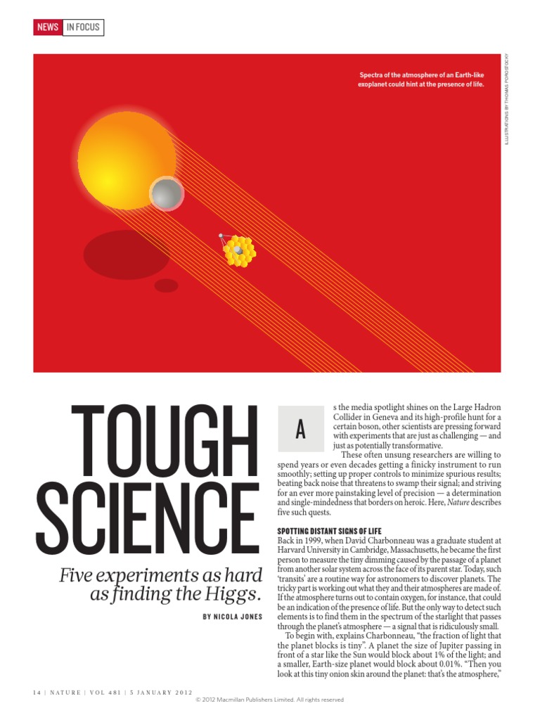 Tough Science: Five Experiments As Hard As Finding The Higgs | PDF ...