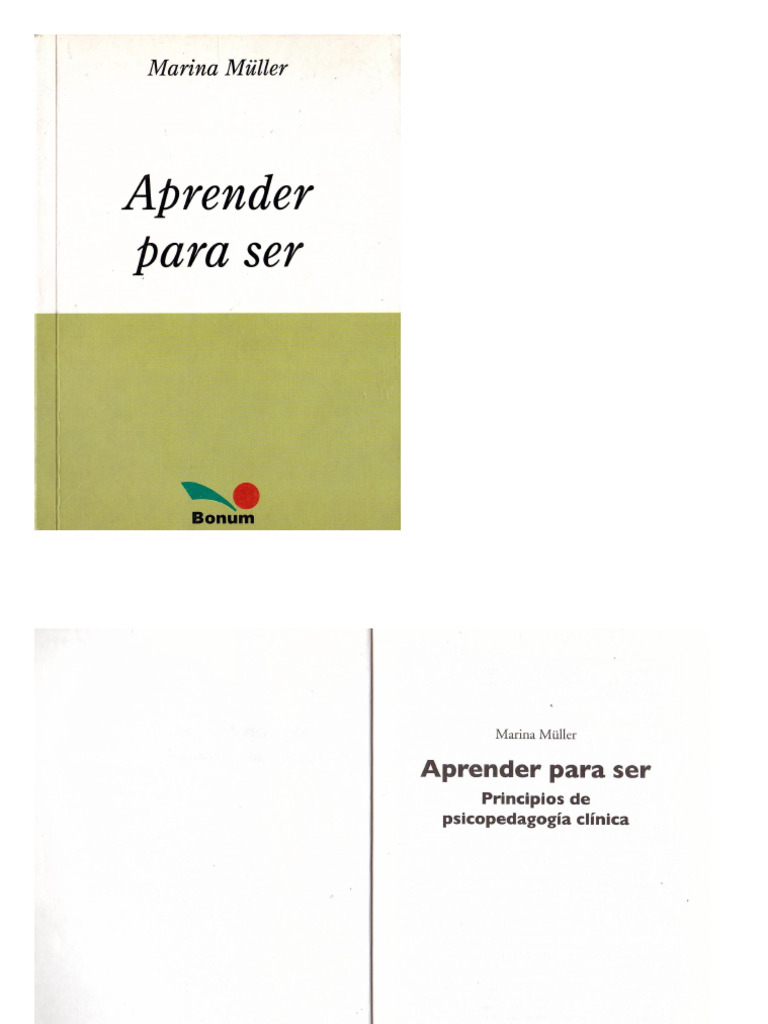 Aprender para Ser - Muller.Cap 1 | PDF