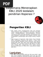 Kategor Lapangan Usaha Dan Kode KBLI 2020 | PDF