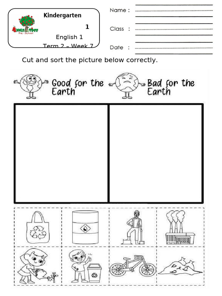 WORKSHEET English and Math T2W7 | PDF
