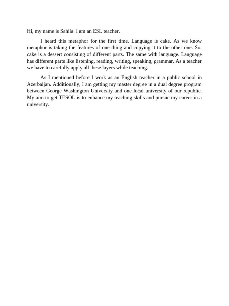Language Is Cake | PDF