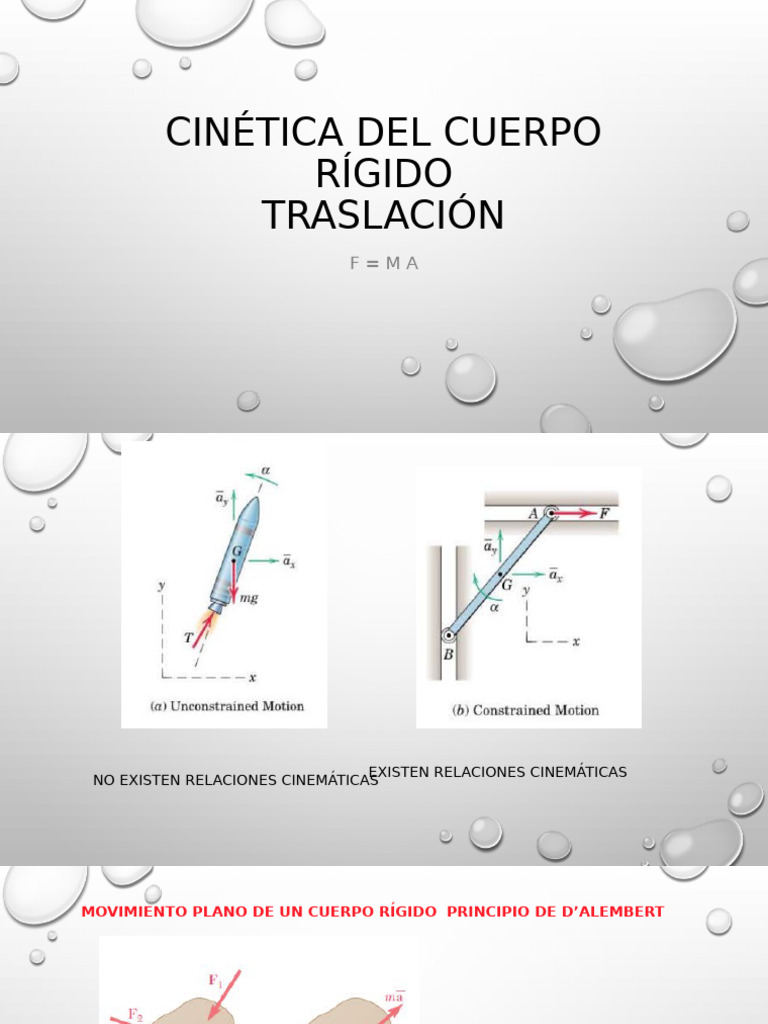 Cinemática de Cuerpos Rígidos: Traslación | PDF