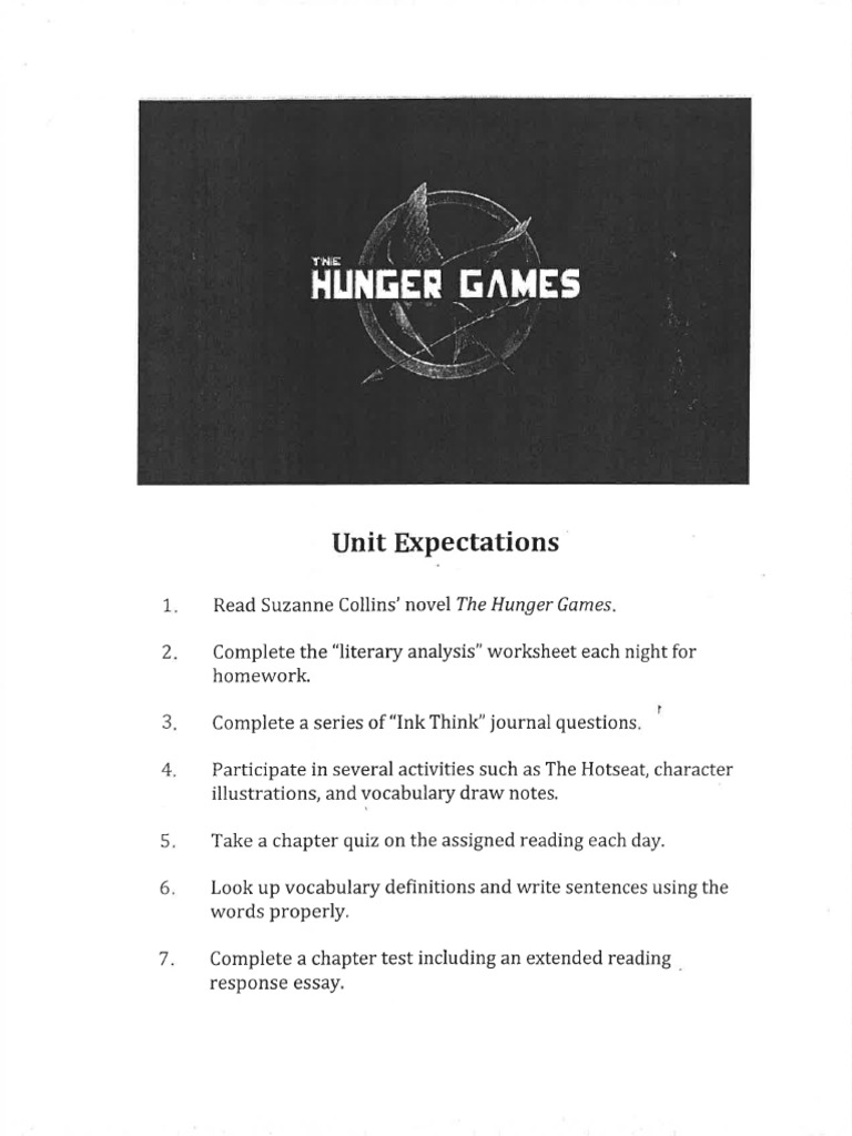 The Hunger Games Packet | PDF