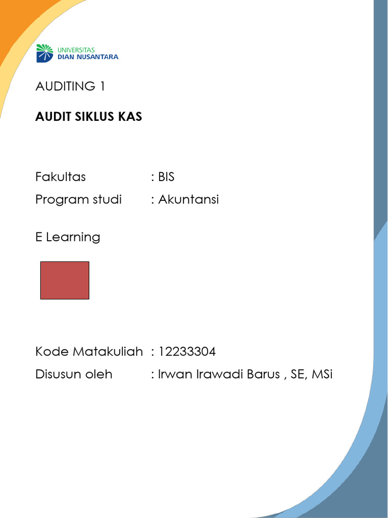 Modul Auditing I Pertemuan 14 | PDF