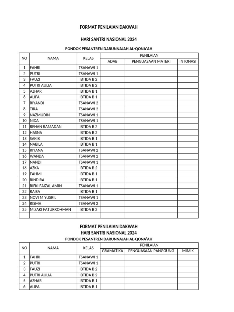 Lomba Dakwah HSN | PDF