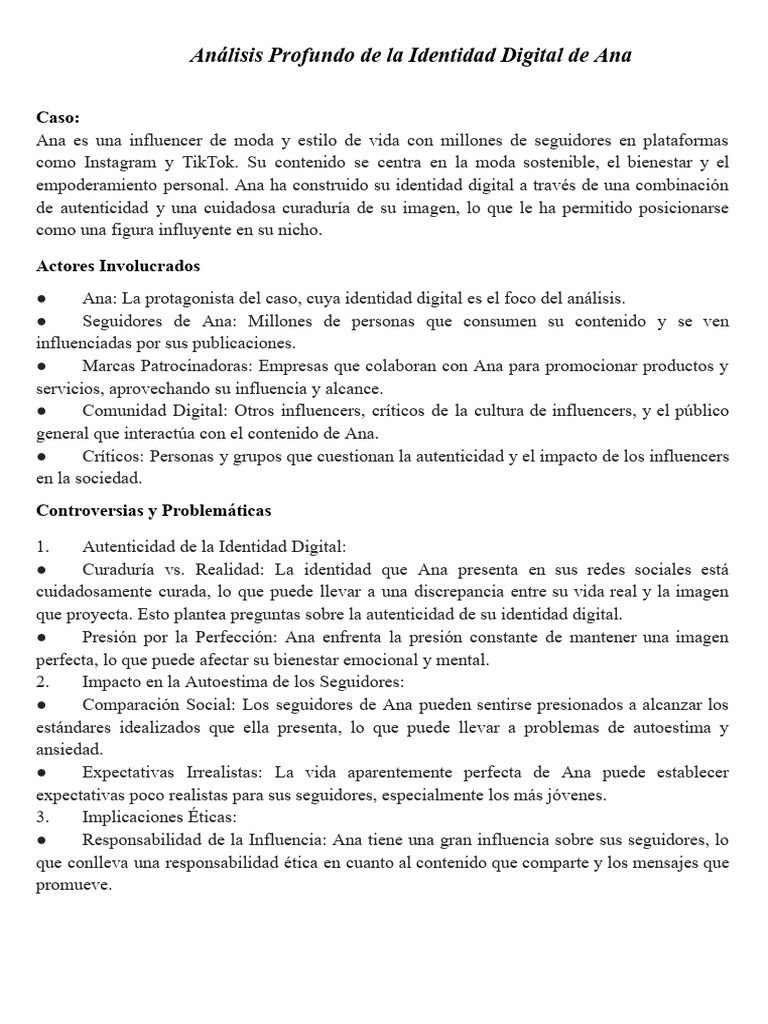 Evaluación Teórico - Práctica (Tarea) Individual | PDF | Moda | Autoestima