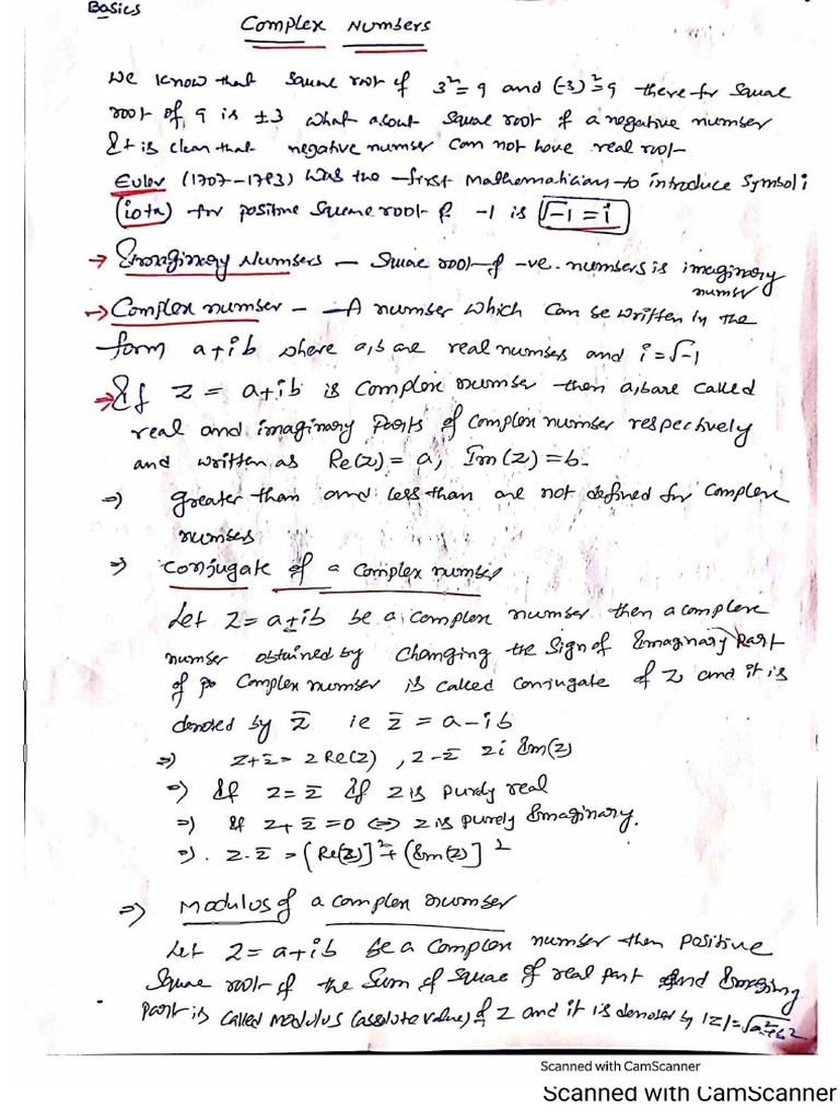 Complex Differentiation Written | PDF