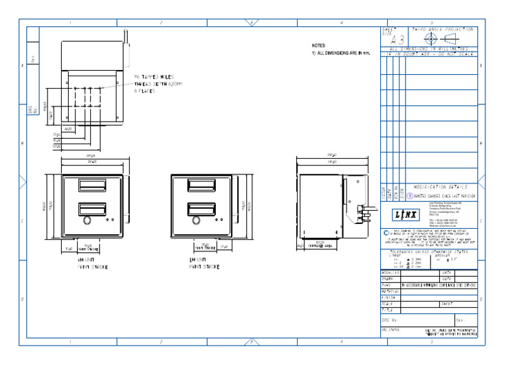 Linx - Tt1000 107mm RH & LH Printer | PDF