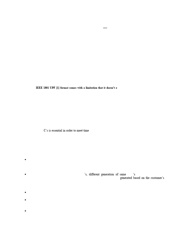 Successive Refinement An Approach To Decouple Front End and Back End Power Intent 1 | PDF ...