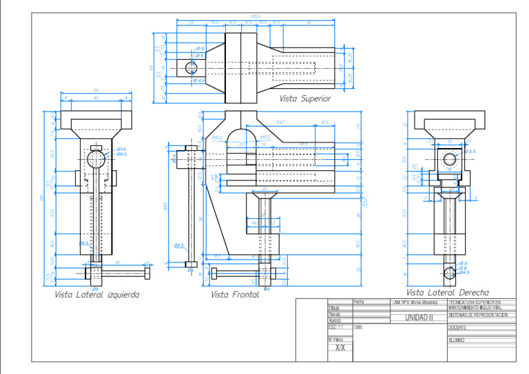 Morsa Mecanica - Piezas Basicas | PDF