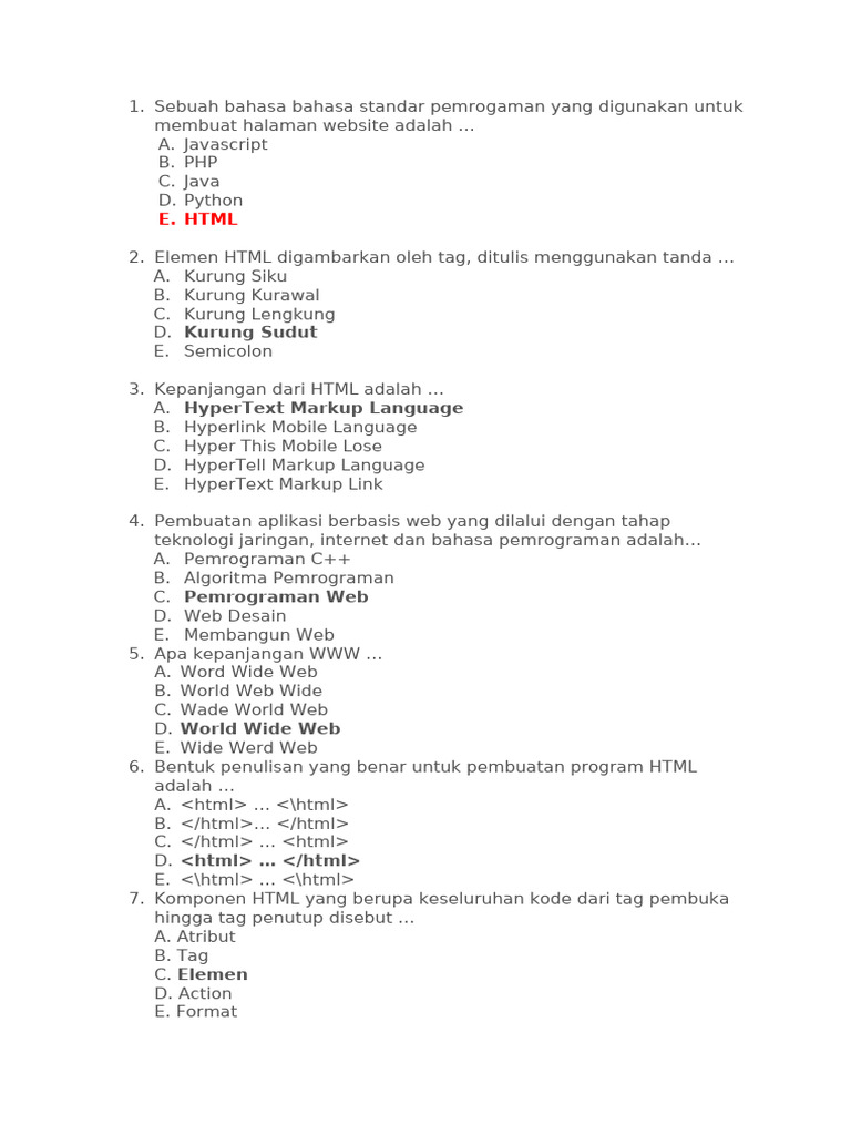 Soal DDK | PDF