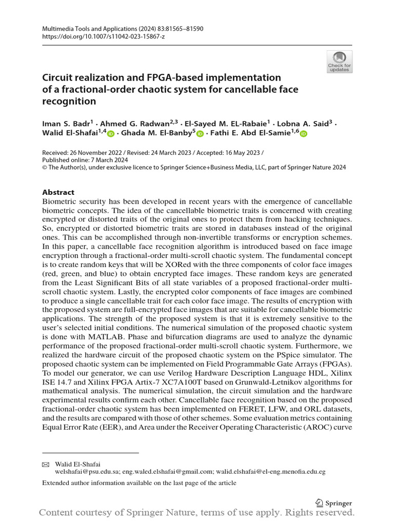 Circuit Realization and FPGA-based Implementation | PDF | Field ... Circuit Realization and FPGA-based Implementation | PDF | Field ...