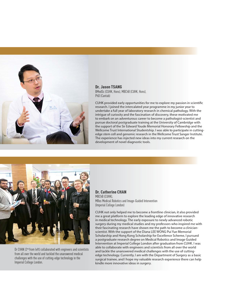 CUHK-Medicine-Faculty-Brochure 2017 10 | PDF | Medical School | Medicine