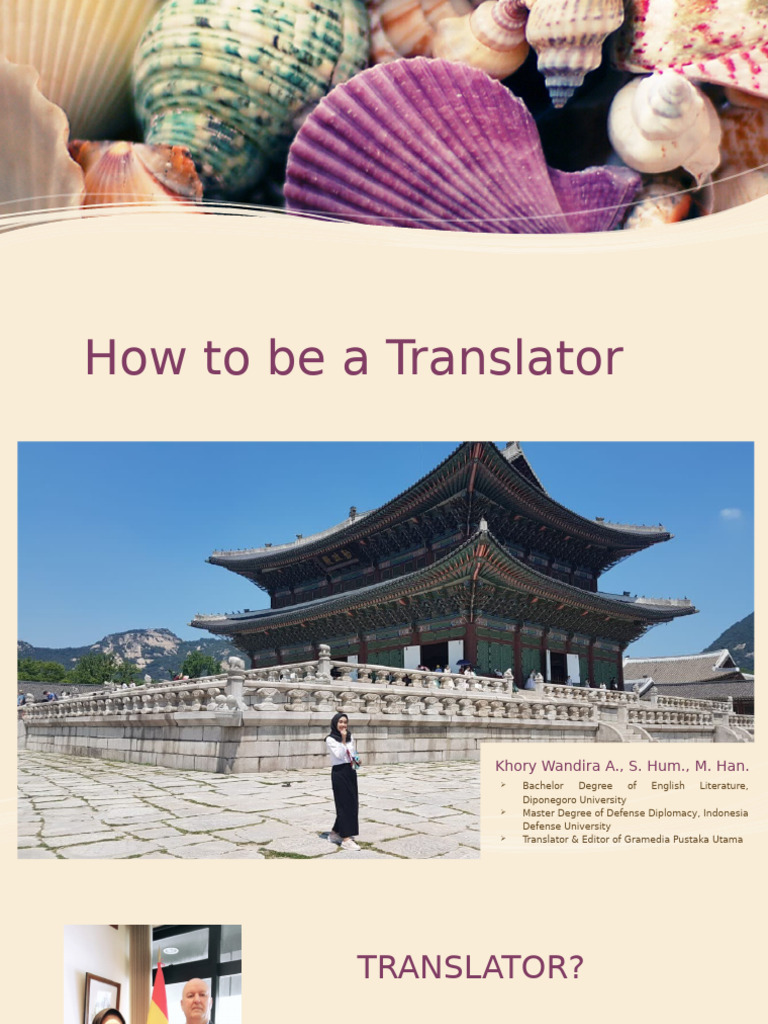 How A Translator Work in Their Real Job | PDF