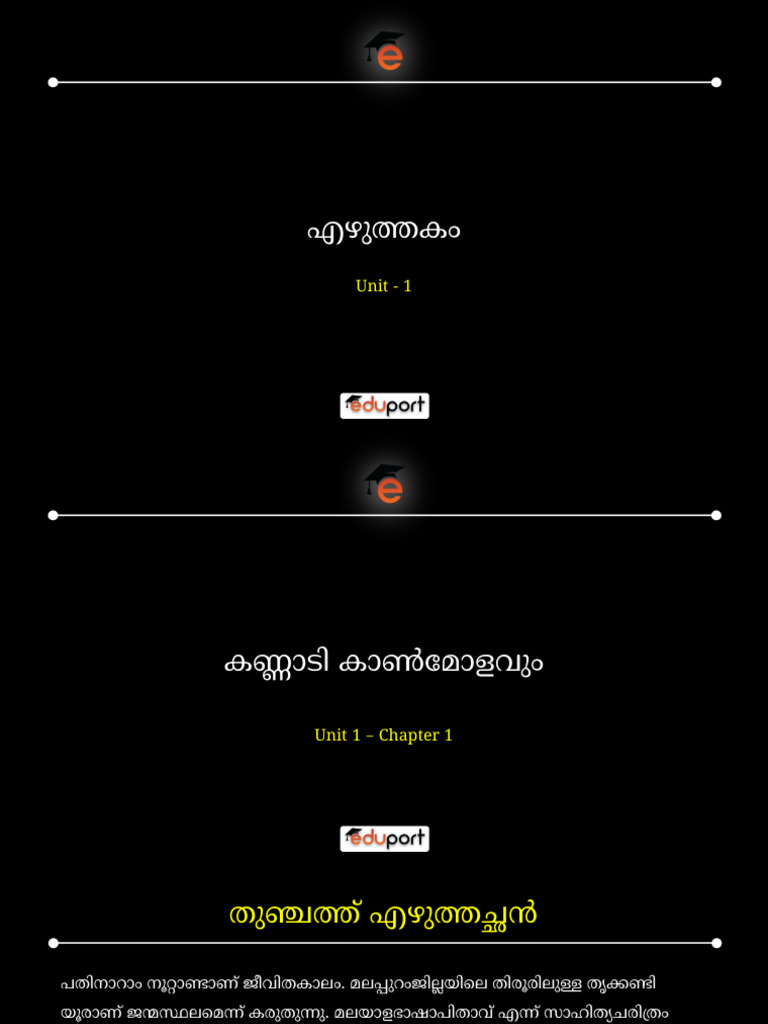 Plus Two Malayalam 100 % Sure Question Eduport Plus Two | PDF