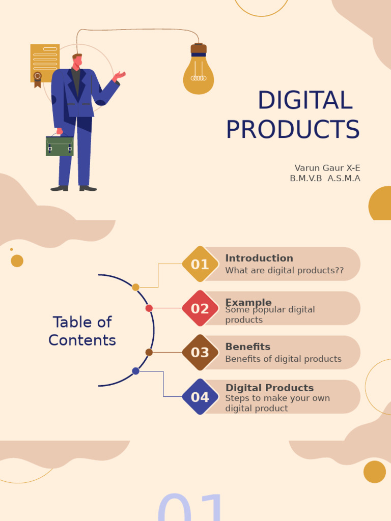 Digital Product PPT by Varun Gaur 10 E | PDF | Computing