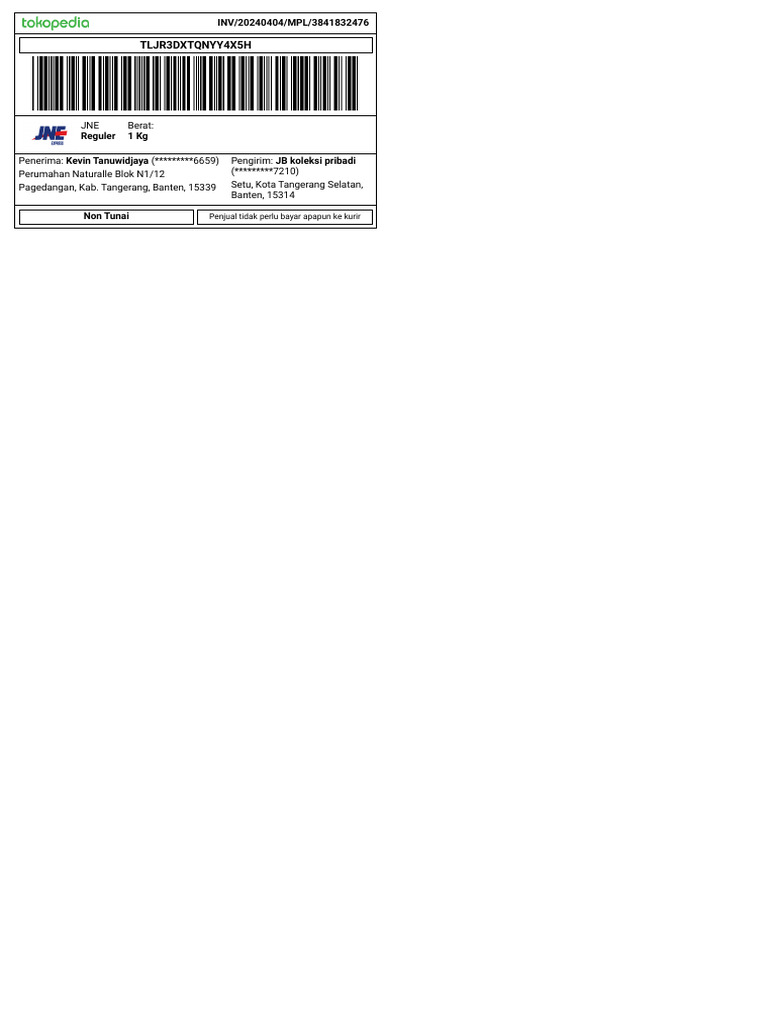 Shipping Label 888 | PDF