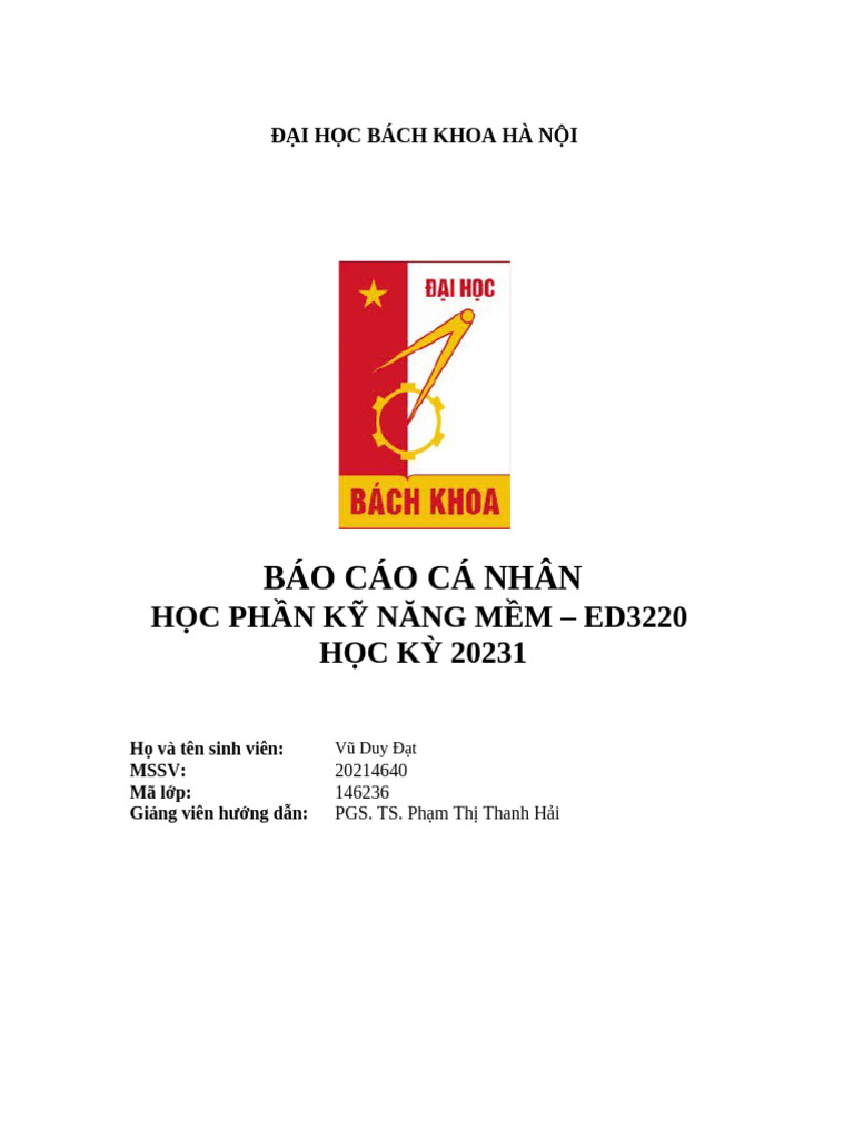BCCN - Vũ Duy Đ T - 20214640 | PDF