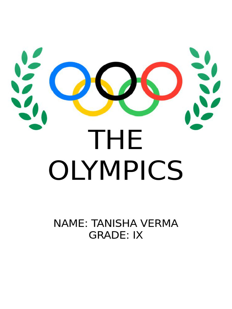 The Olympics | PDF
