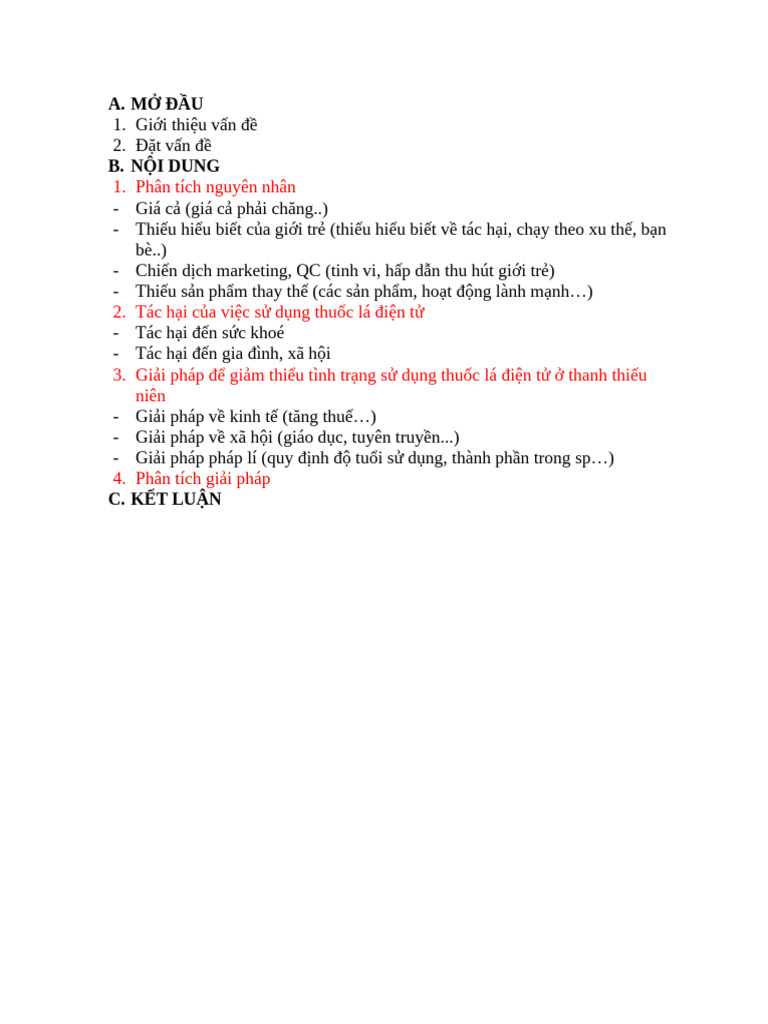 Dàn Ý BTN KTVM | PDF