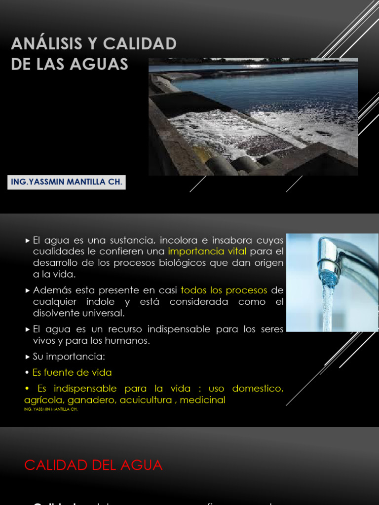 Análisis y de Aguas Residuales Aguas Ii | PDF | Agua | Calidad del agua
