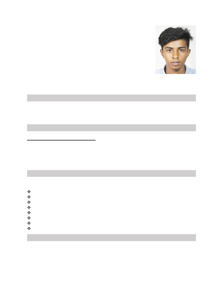 Curriculum Vitae of Shakib Mahmud Shanto-1 | PDF