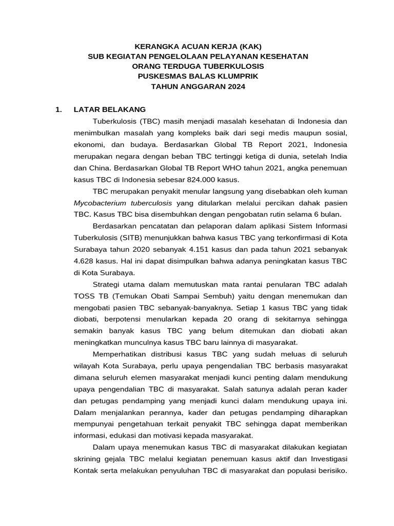 Kak TB | PDF