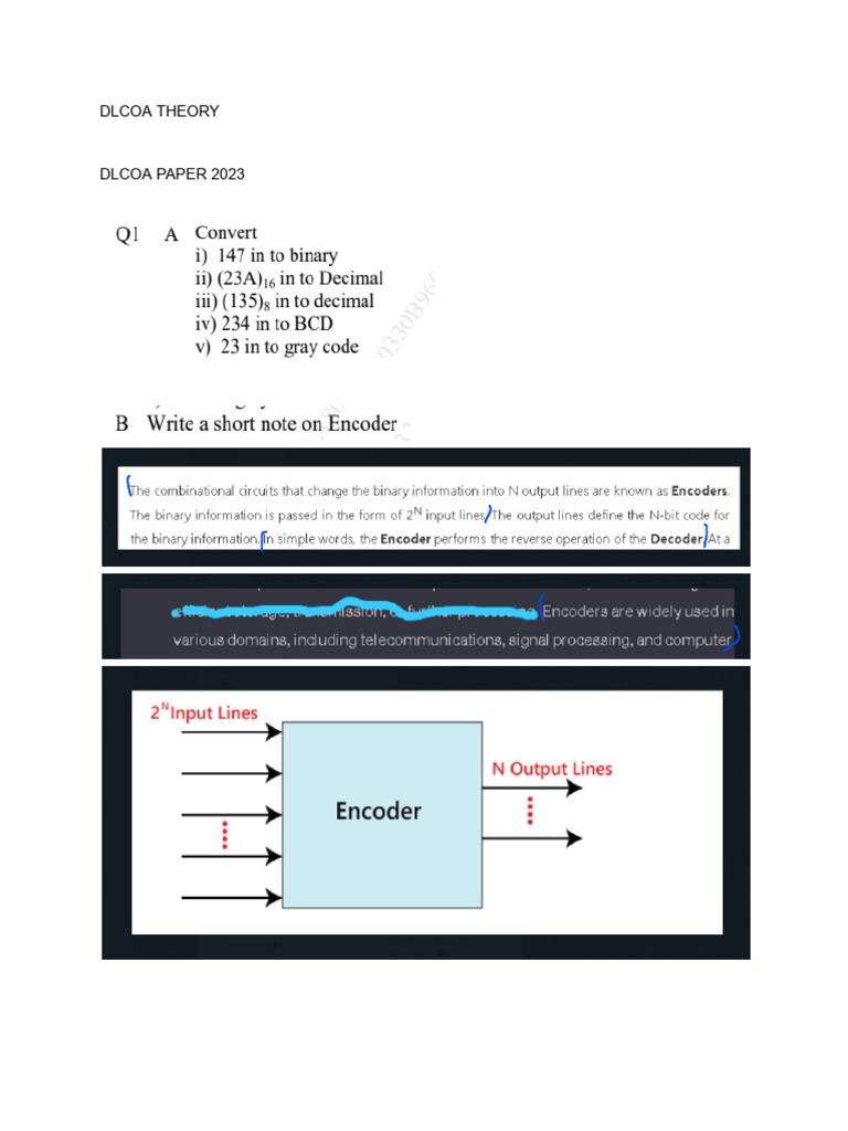 DLCOA THEORY Paper | PDF