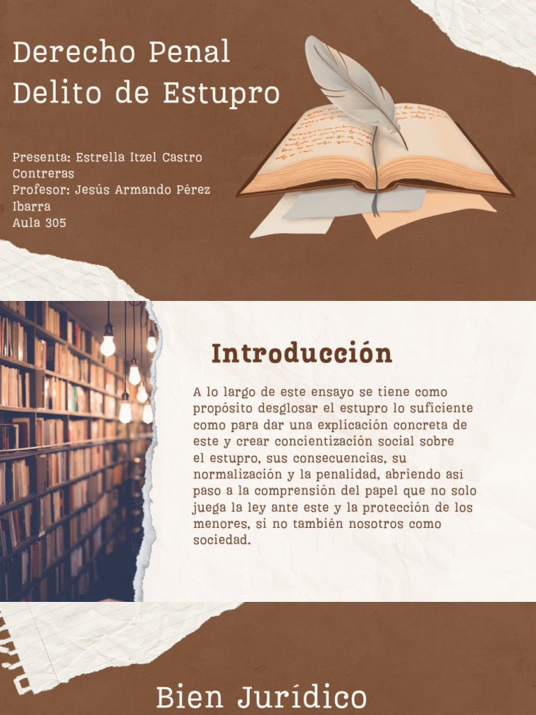 Delito de Estupro: Análisis y Consecuencias | PDF | Derecho penal ...