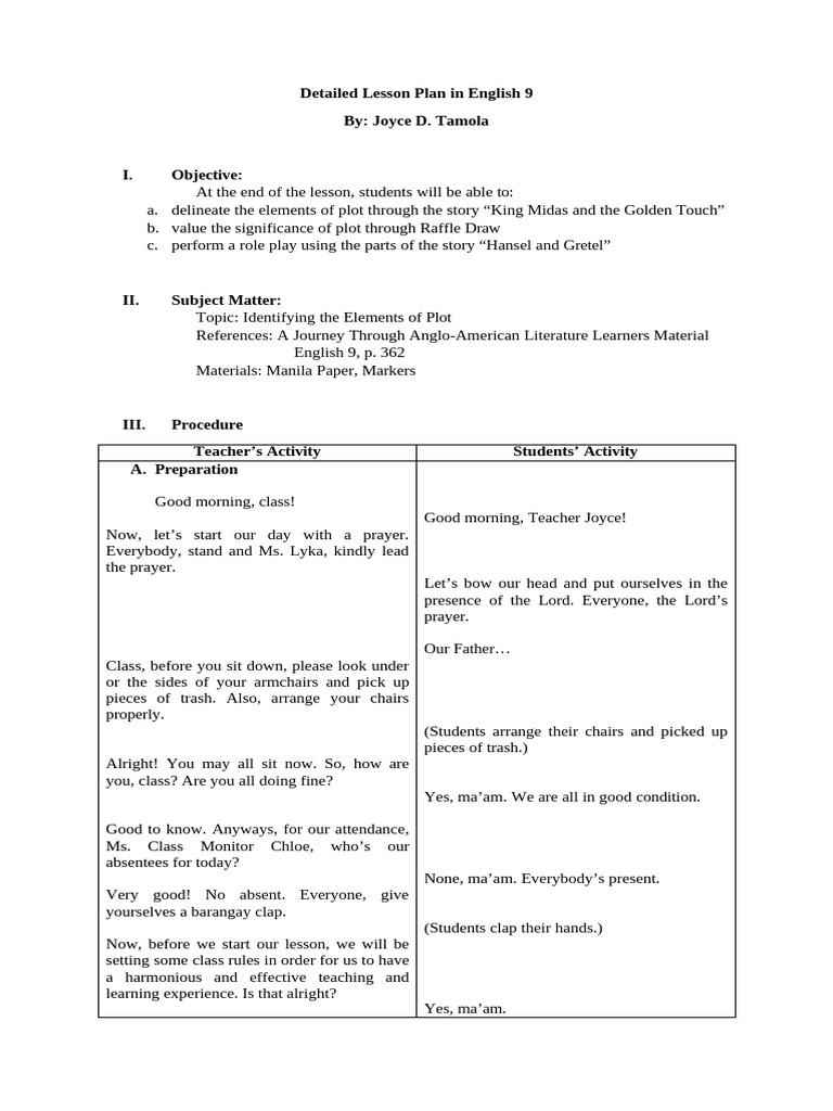 Elements of Plot in Hansel and Gretel | PDF | Hansel And Gretel | Plot ...