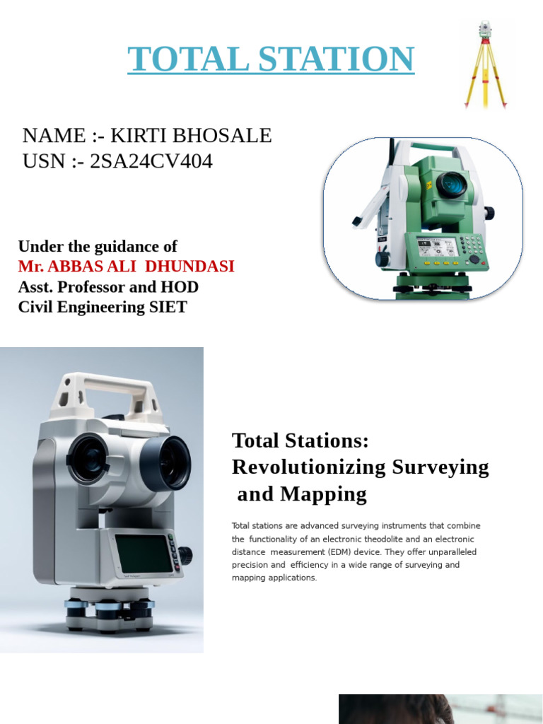 Total Stations Revolutionizing Surveying and Mapping | PDF | Surveying ...