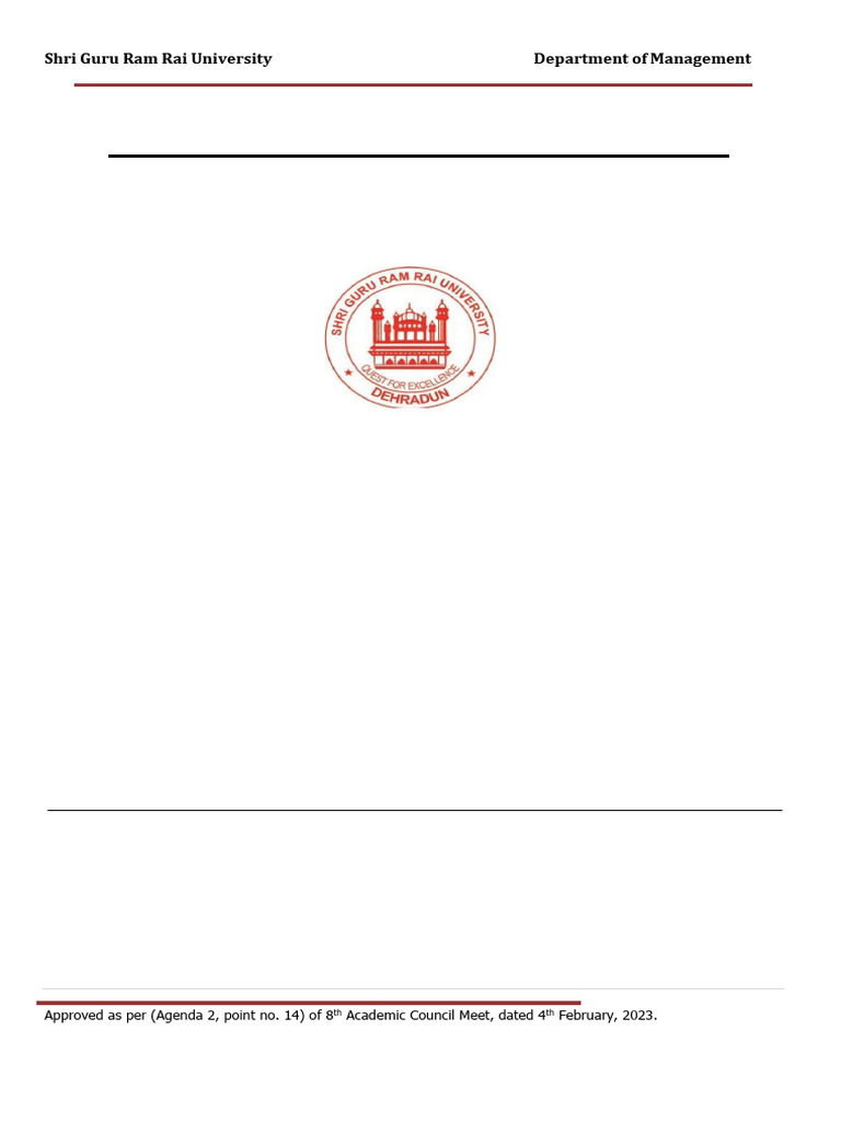 BBA Syllabus 2022-23 - First Year Structure | PDF | Microsoft Excel ...