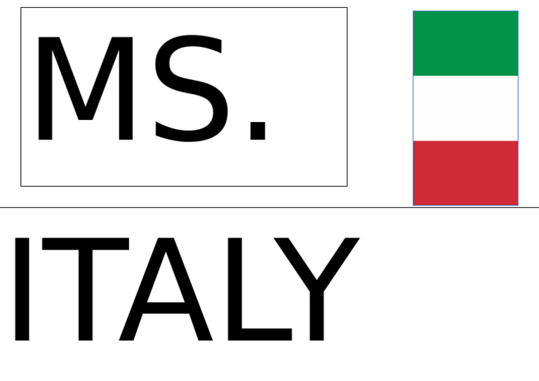 Ms Italy Sash | PDF