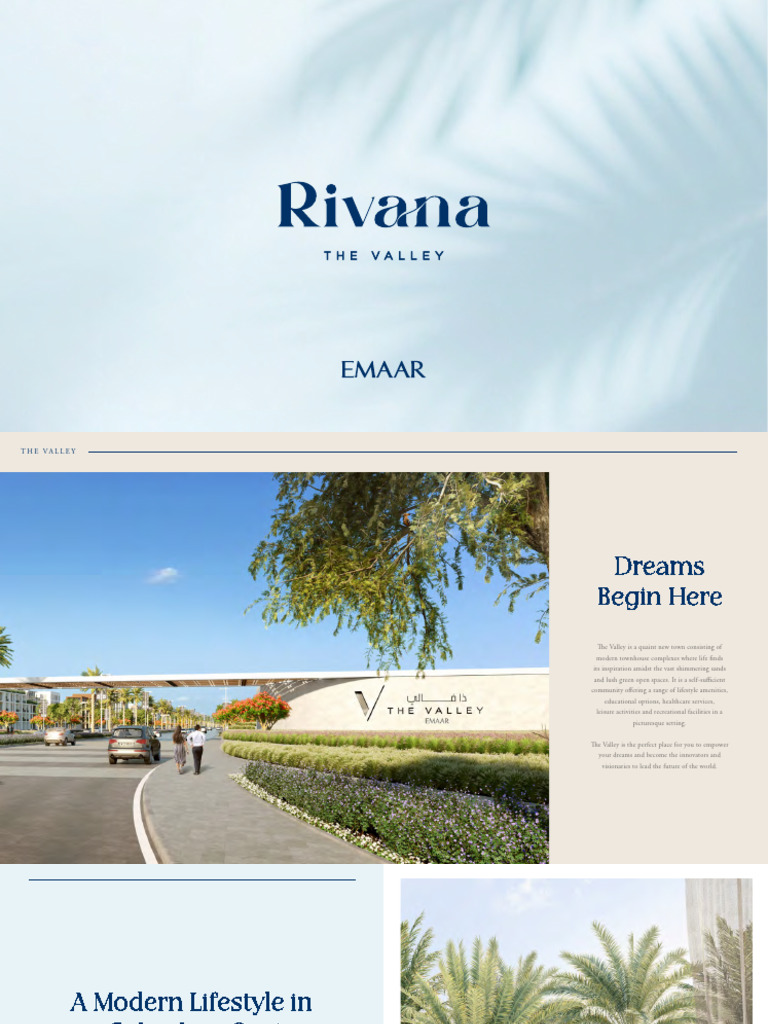 Rivana Brochure en | PDF | Dubai