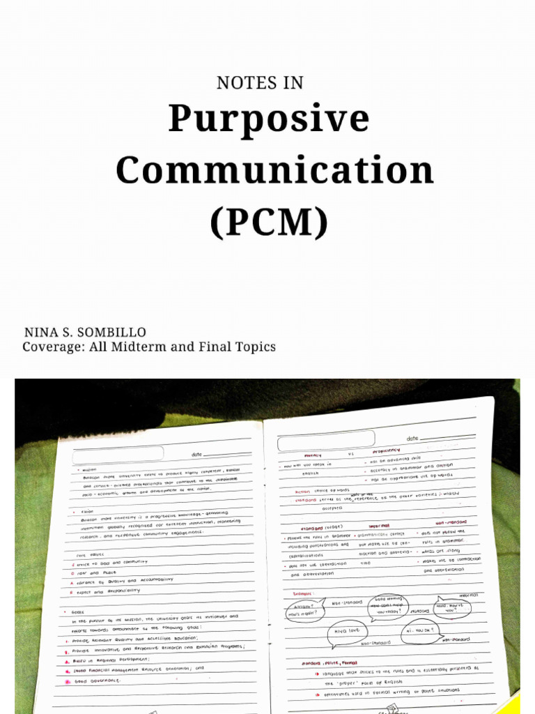 PCM Notes | PDF