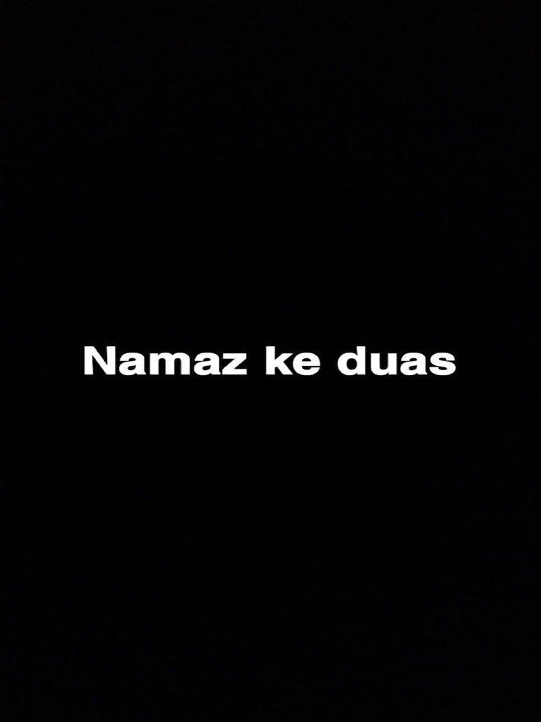 Namaz Duas.2-1 | PDF