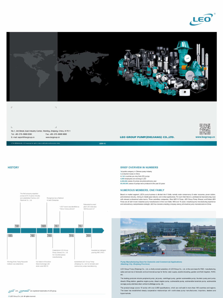 Leo Pump - General Catalog | PDF