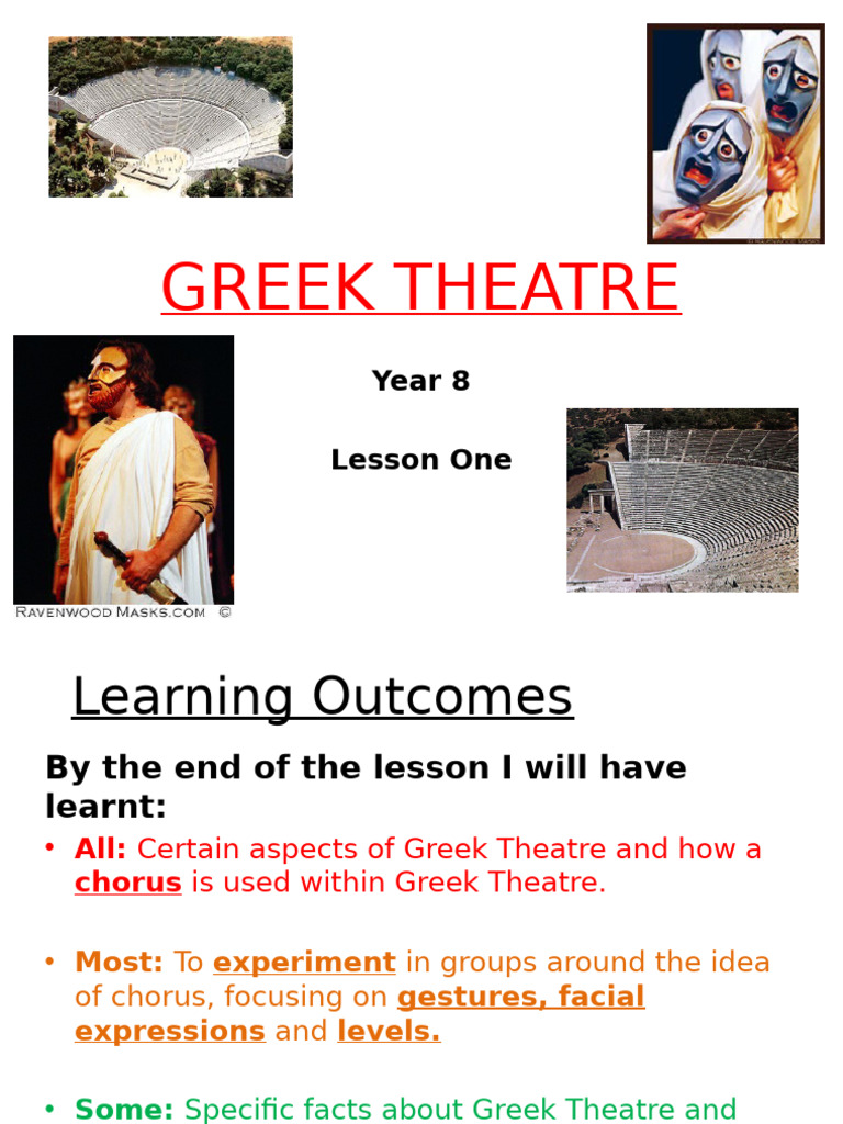 Exploring Greek Theatre and Chorus Techniques | PDF | Theatre ...